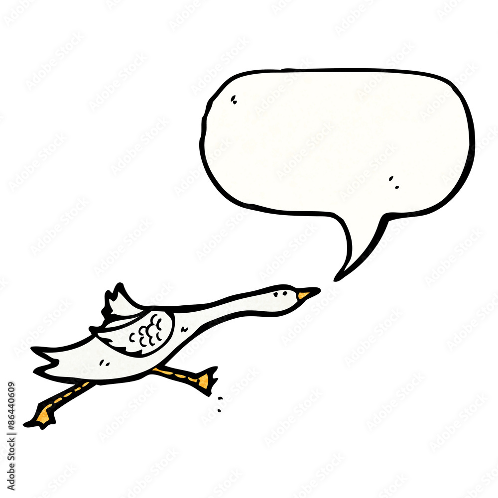 cartoon goose Stock Vector | Adobe Stock