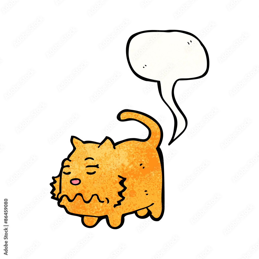 cartoon farting cat Stock Vector | Adobe Stock