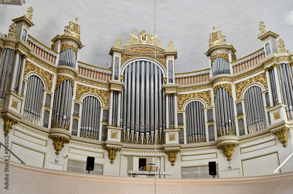 Helsinki Cathedral Organ Stock Photo | Adobe Stock
