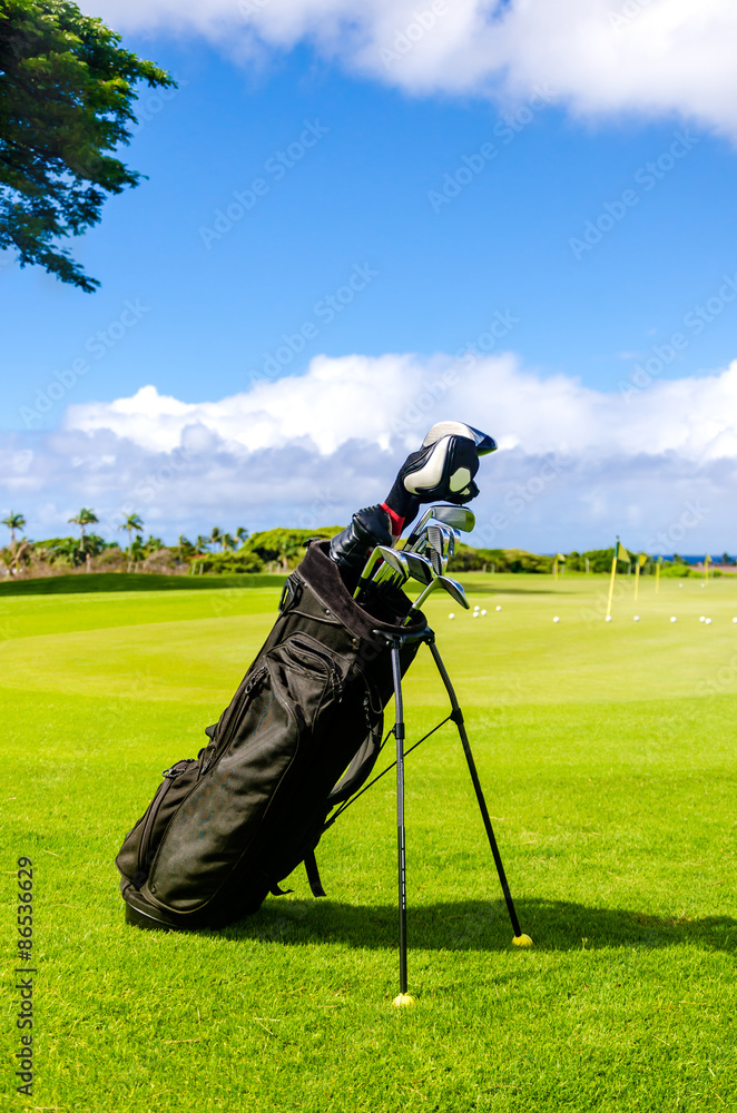 Golf clubs background Stock Photo | Adobe Stock