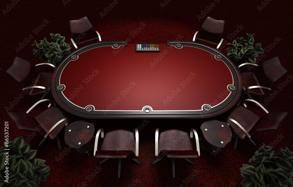 poker table Stock Illustration | Adobe Stock