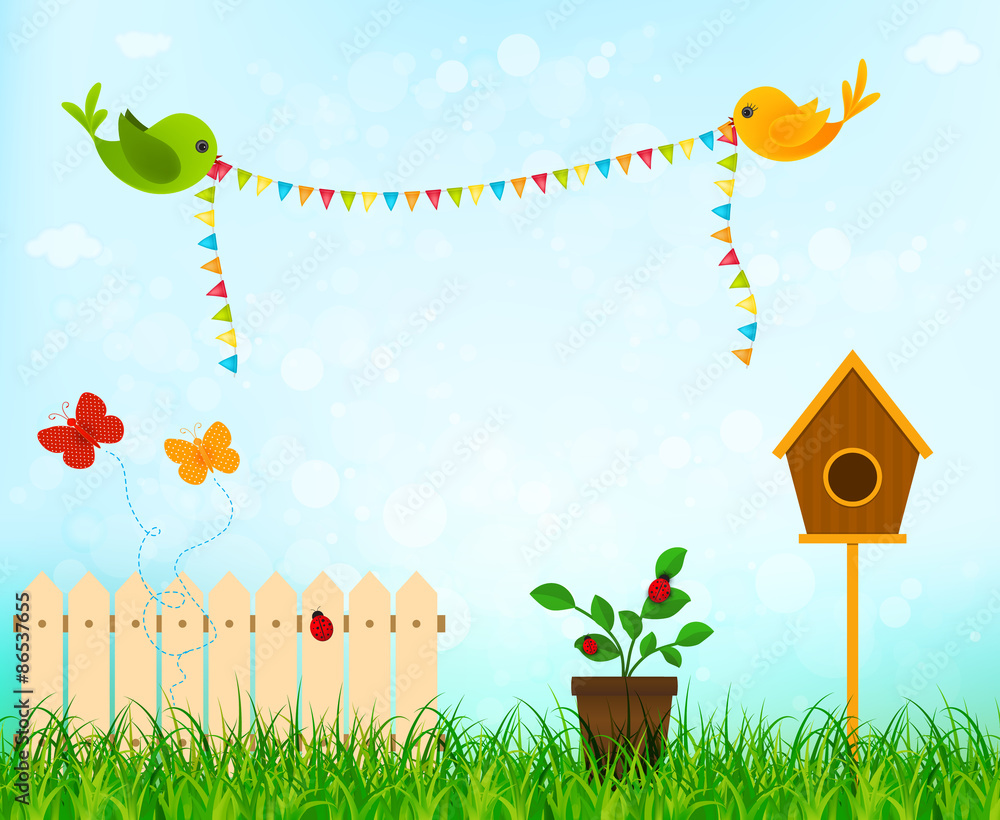 childish background Stock Vector | Adobe Stock