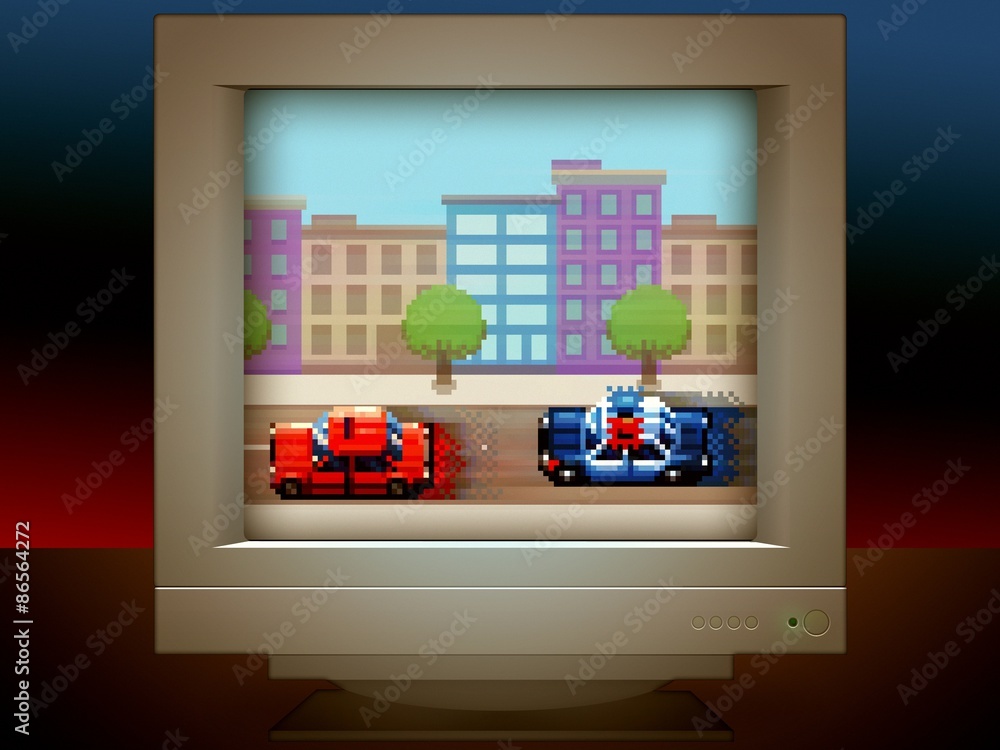 Police Car Computer Screen