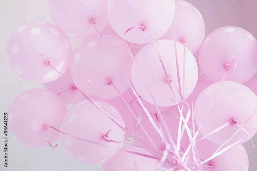 Pink balloons Stock Photo | Adobe Stock