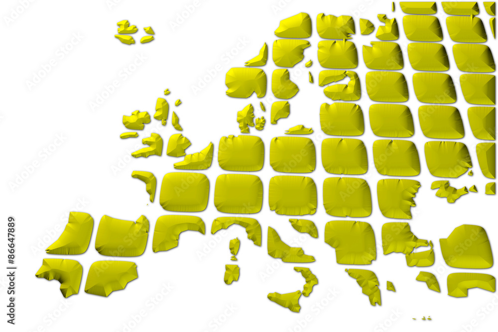 Mappa Europa 3D texture Stock Illustration | Adobe Stock