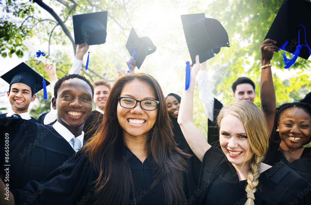 Graduation Student Commencement University Degree Concept Stock Photo ...