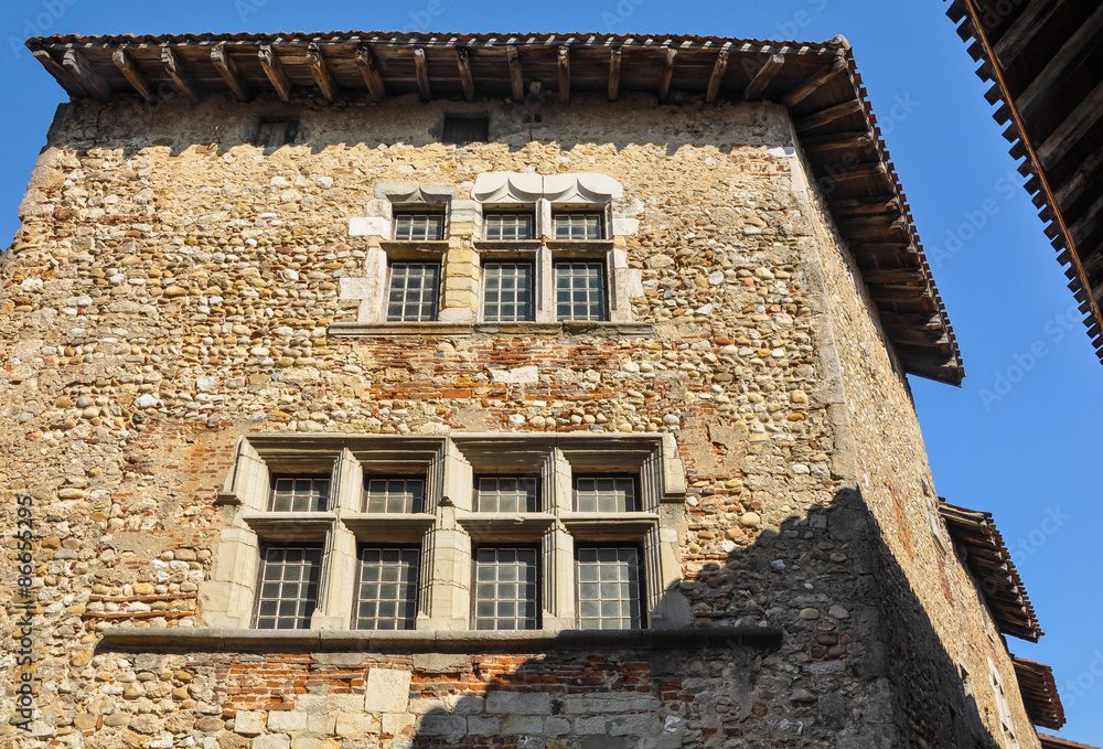 Les plus Beaux Villages de France, Pérouges Stock Photo | Adobe Stock