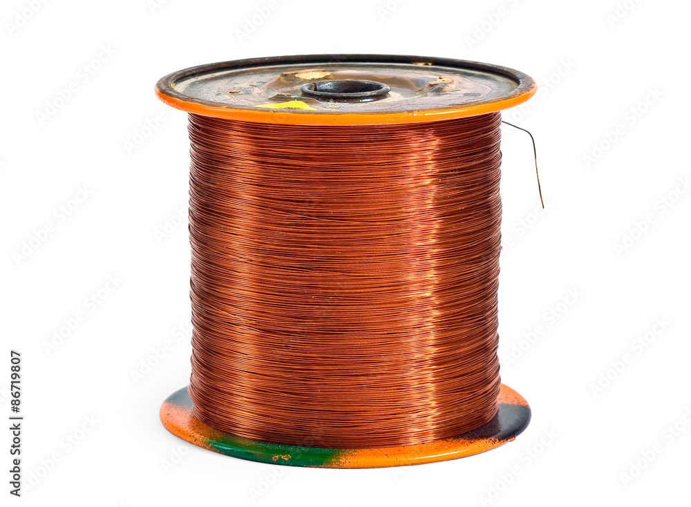 Wire spool Stock Photo | Adobe Stock