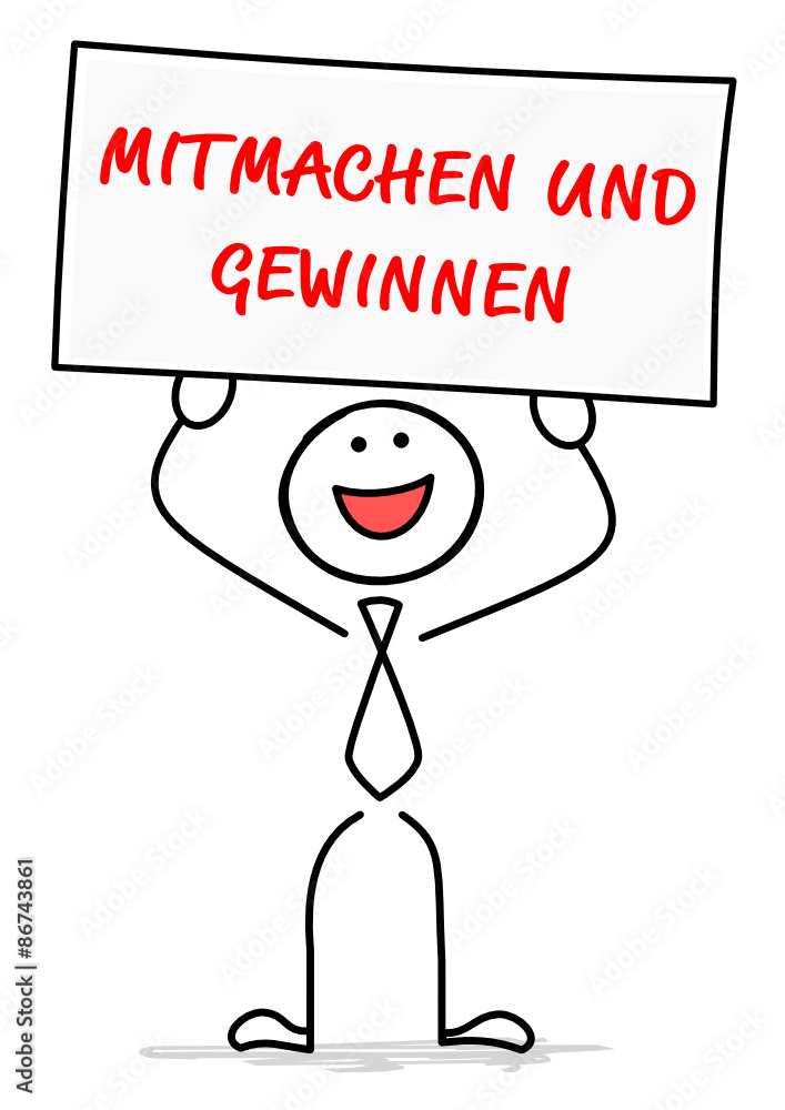 Mitmachen und Gewinnen Stock-Vektorgrafik | Adobe Stock