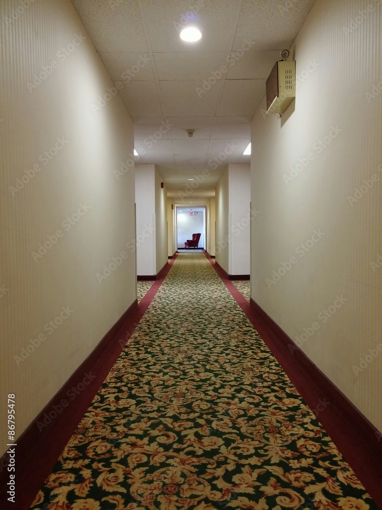 Corridor and chair Stock Photo | Adobe Stock
