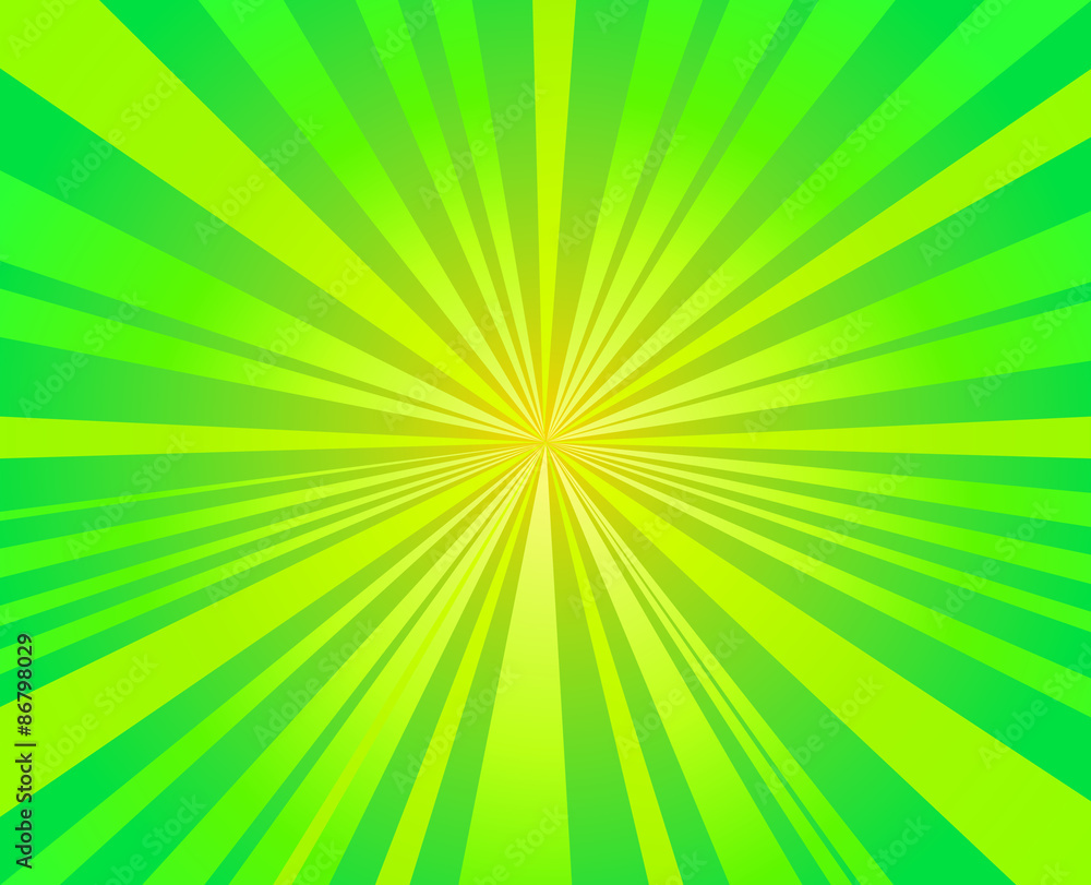 green burst, starburst rays background vector design Stock Vector ...