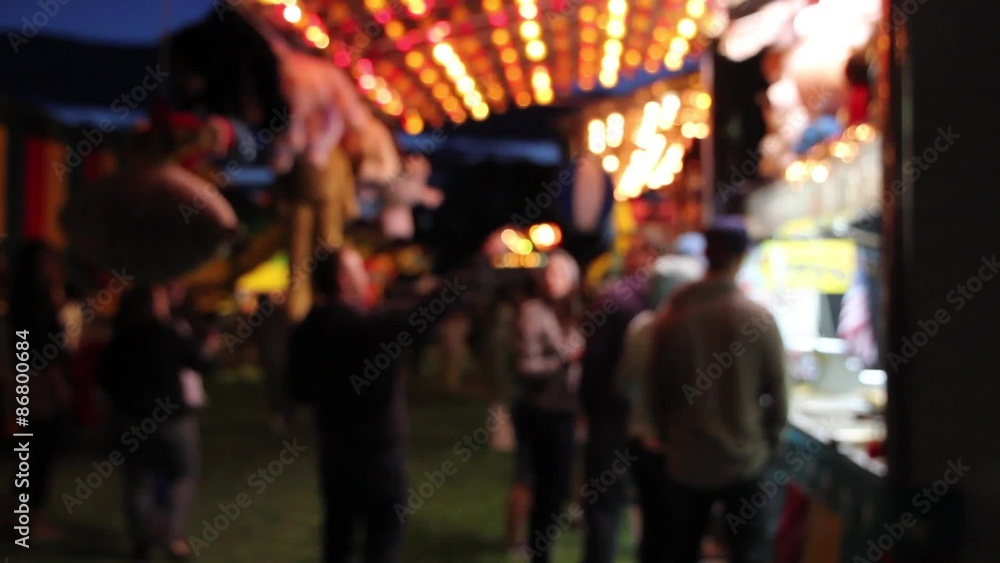 People Playing Carnival Games Stock Video | Adobe Stock