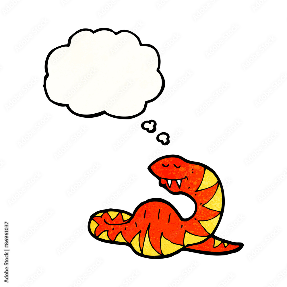cartoon fat snake Stock Vector | Adobe Stock