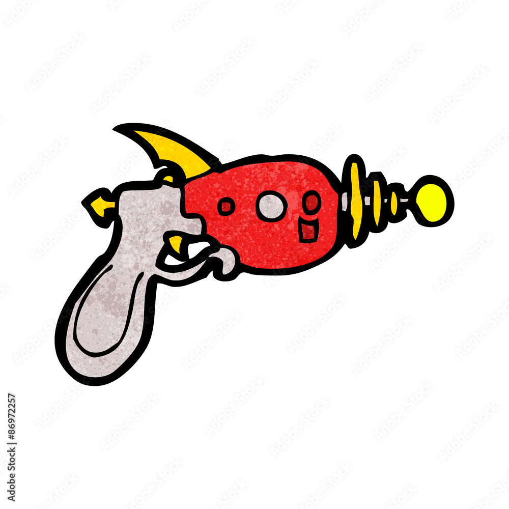 cartoon ray gun Stock Vector | Adobe Stock