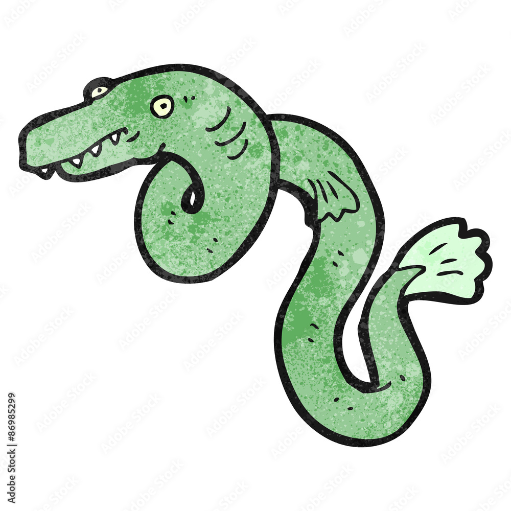 cartoon eel Stock Vector | Adobe Stock