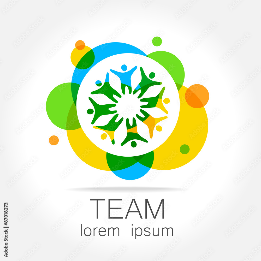 team logo Stock Vector | Adobe Stock