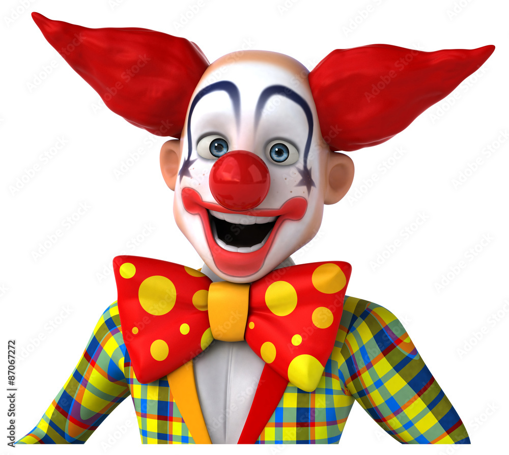 Fun clown Stock Illustration | Adobe Stock