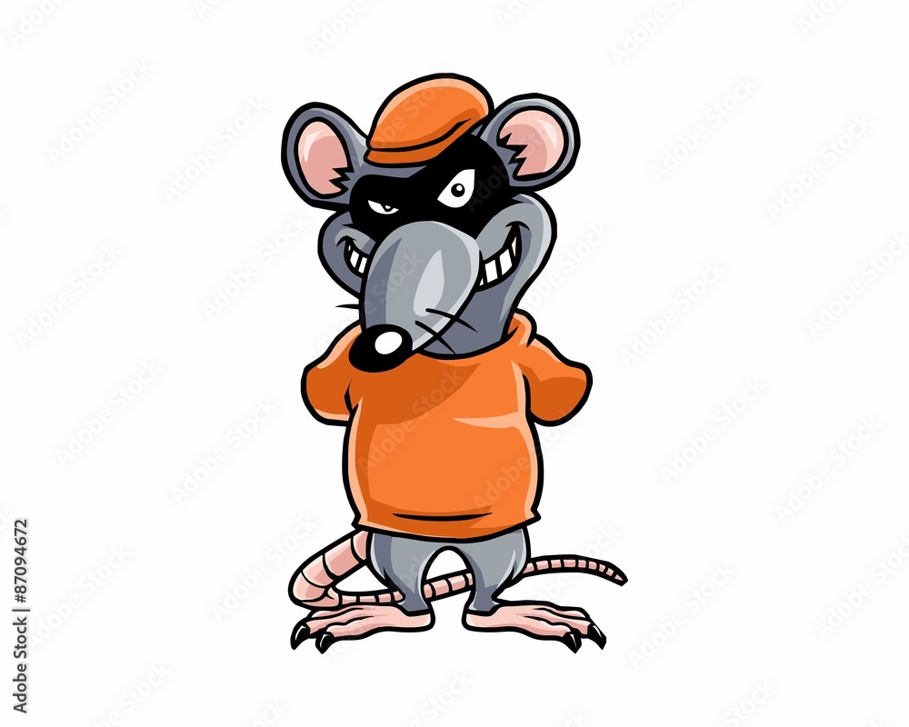 rat criminals Stock Vector | Adobe Stock