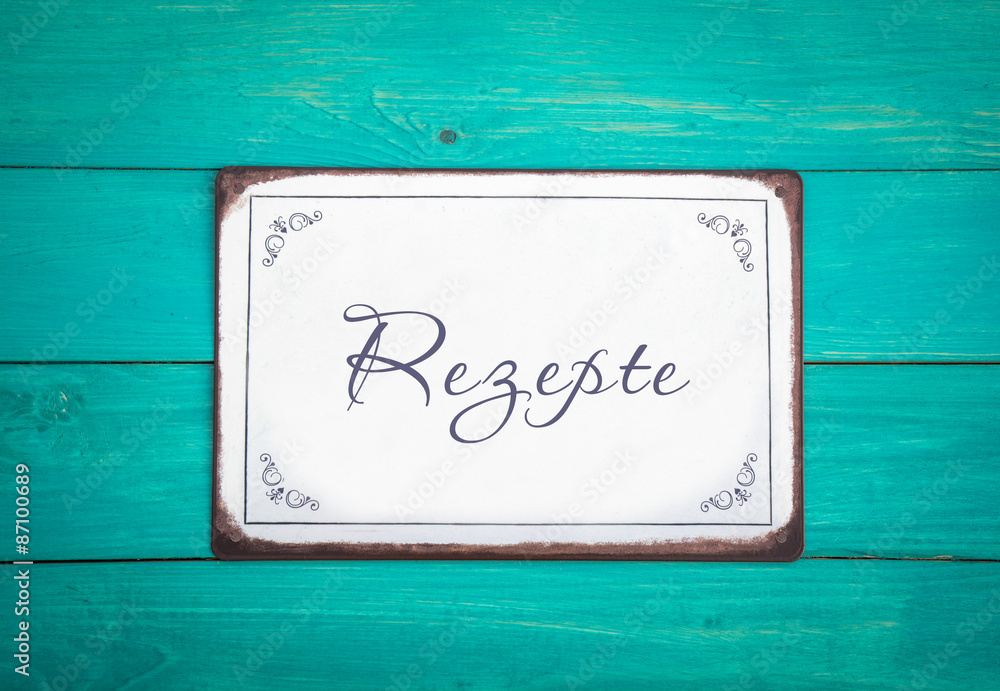Rezepte Stock Photo | Adobe Stock