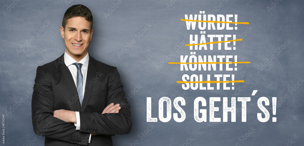 Los geht´s! Stock-Foto | Adobe Stock