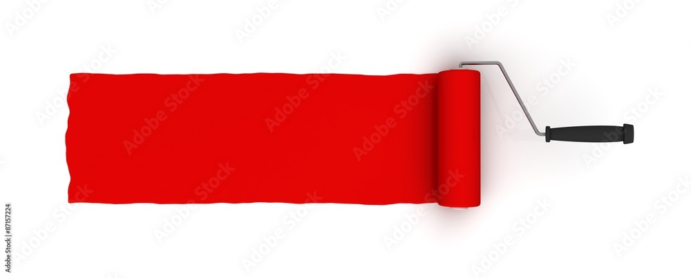 paint roller Stock Illustration | Adobe Stock