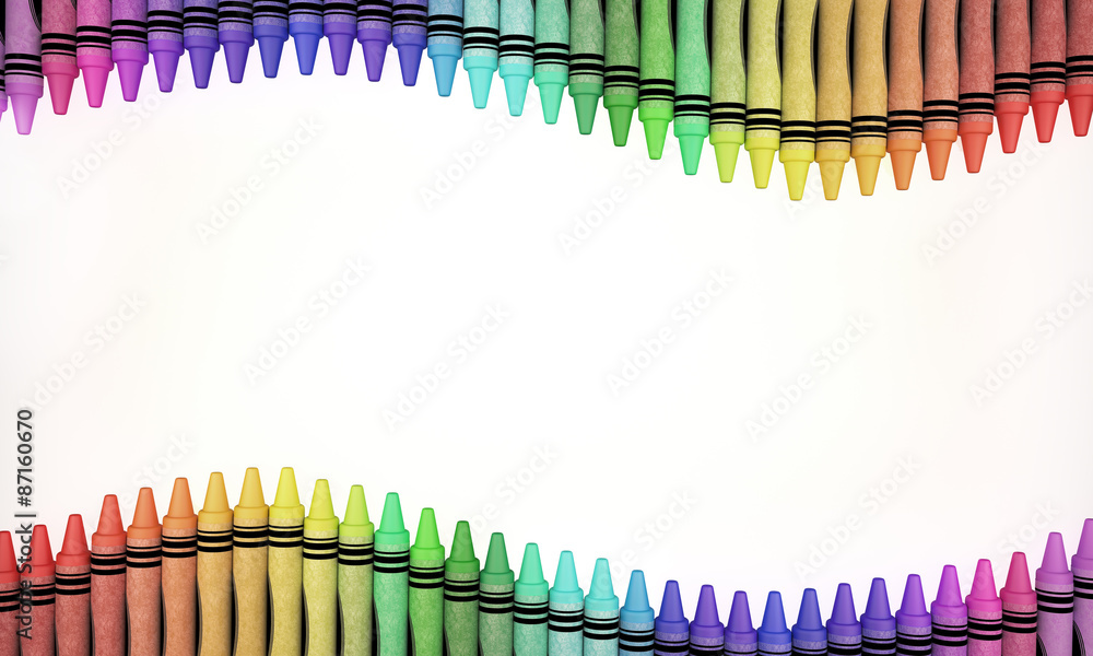 Crayon Wave Stock Illustration | Adobe Stock
