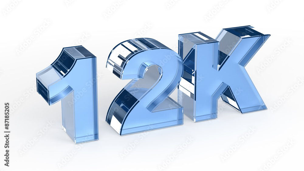 12k - PC game resolution - 4k × 3 Stock Illustration | Adobe Stock