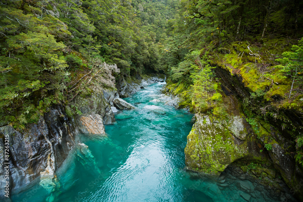 Blue Pool Track Stock Photo | Adobe Stock