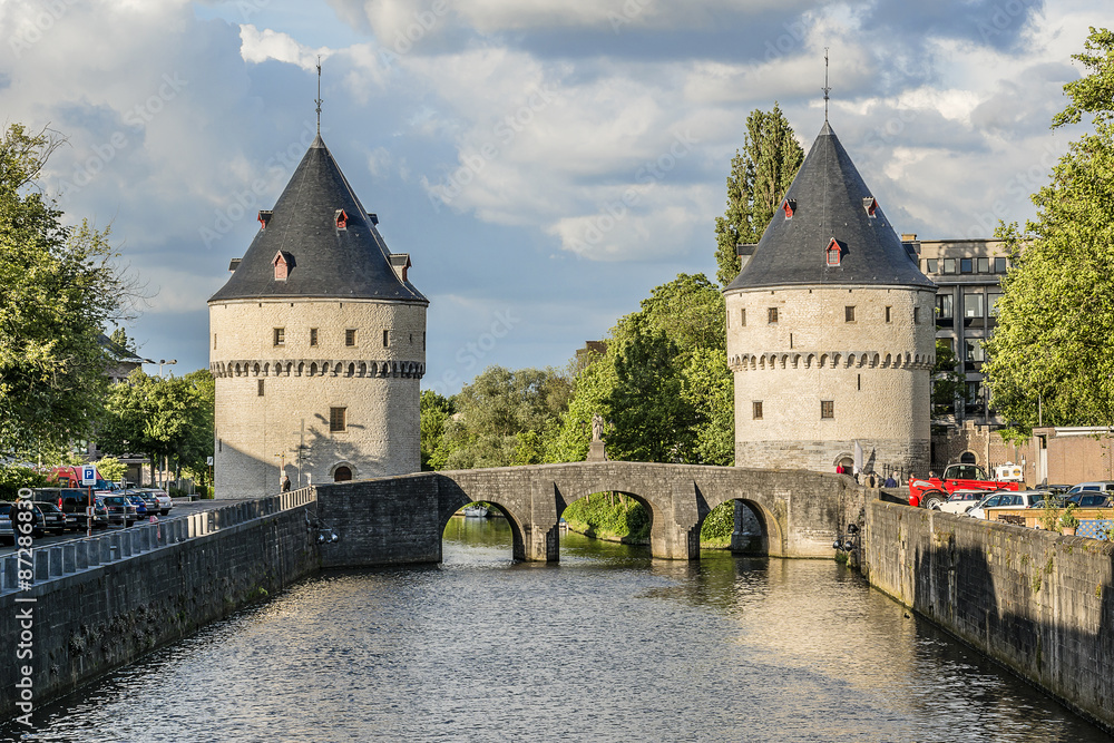 Broel Towers (Broeltorens) - symbol of city Kortrijk. Belgium. Stock ... Broel Towers (Broeltorens) - symbol of city Kortrijk. Belgium. Stock ...