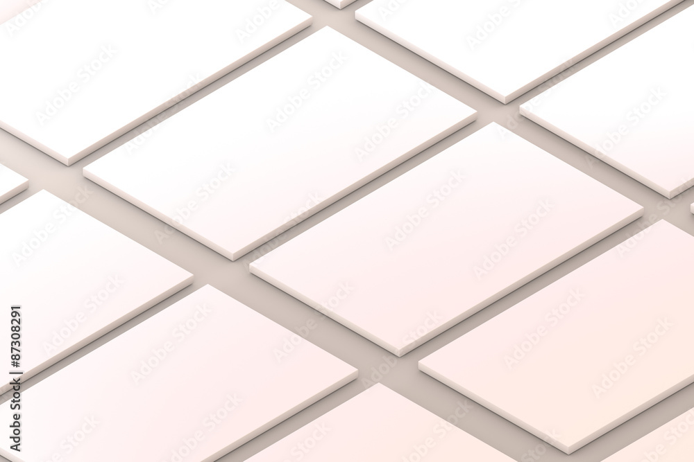 showcase. template to presentation app web design Stock Illustration ...