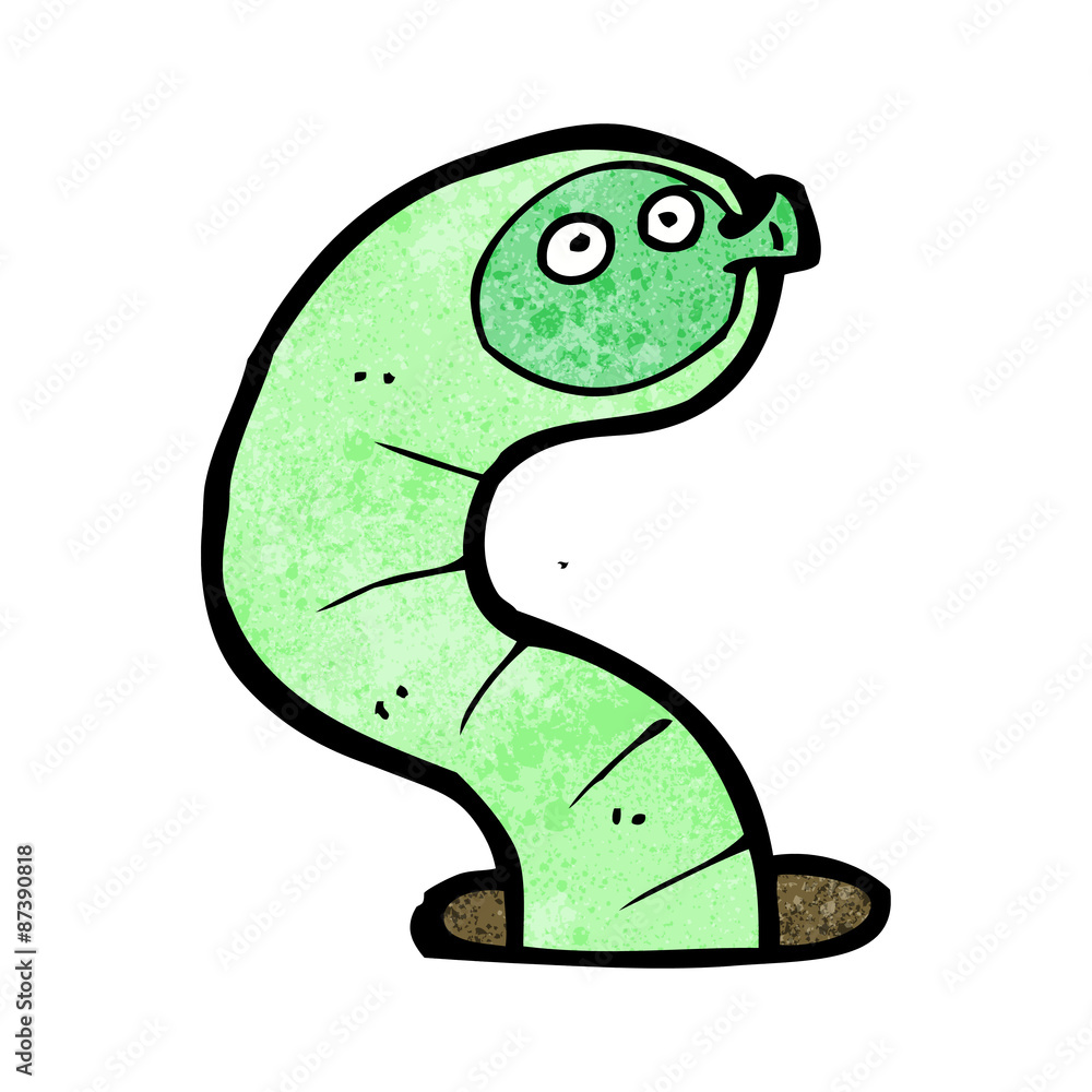 cartoon snake in hole Stock Vector | Adobe Stock