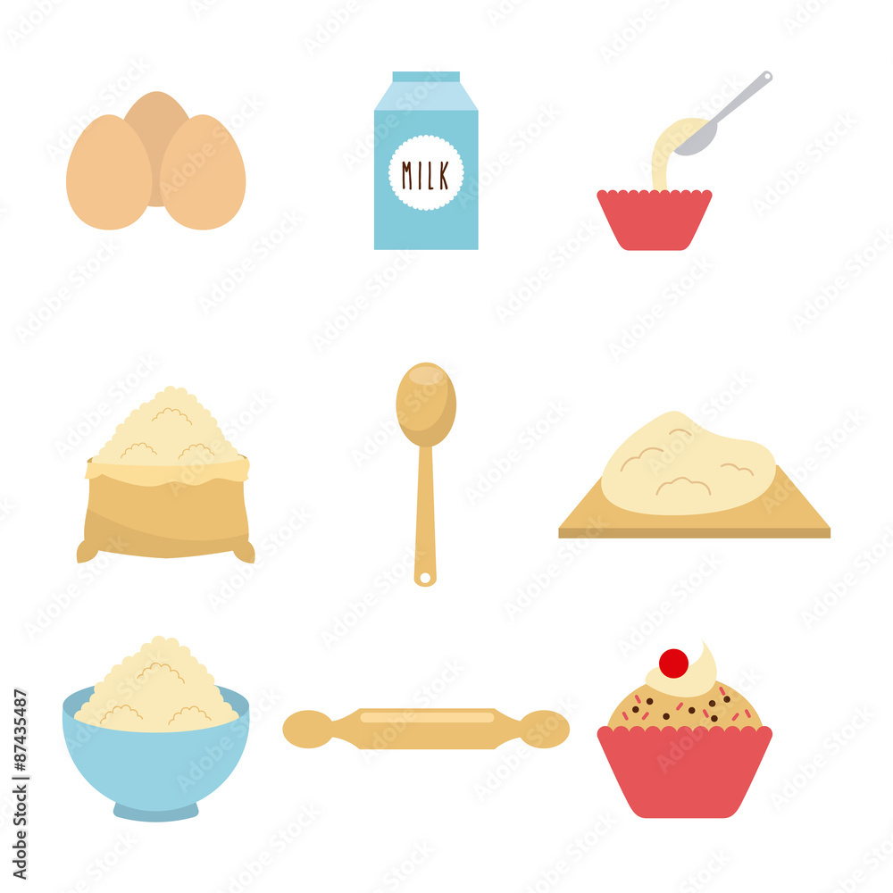 homemade food Stock Vector | Adobe Stock