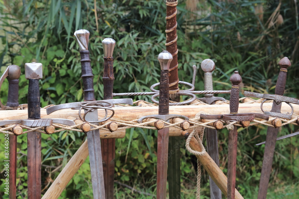 armi medievali Stock Photo | Adobe Stock