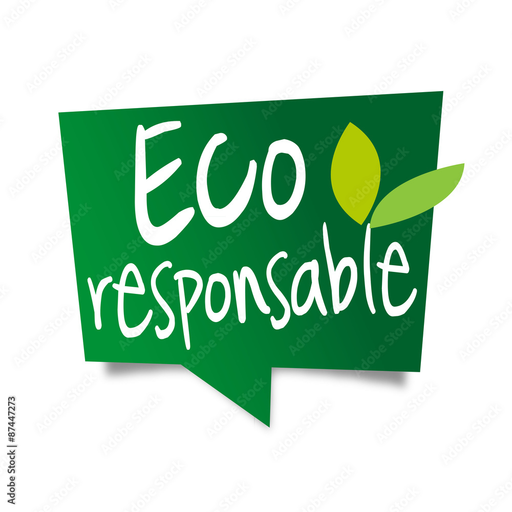 Eco responsable vector de Stock | Adobe Stock