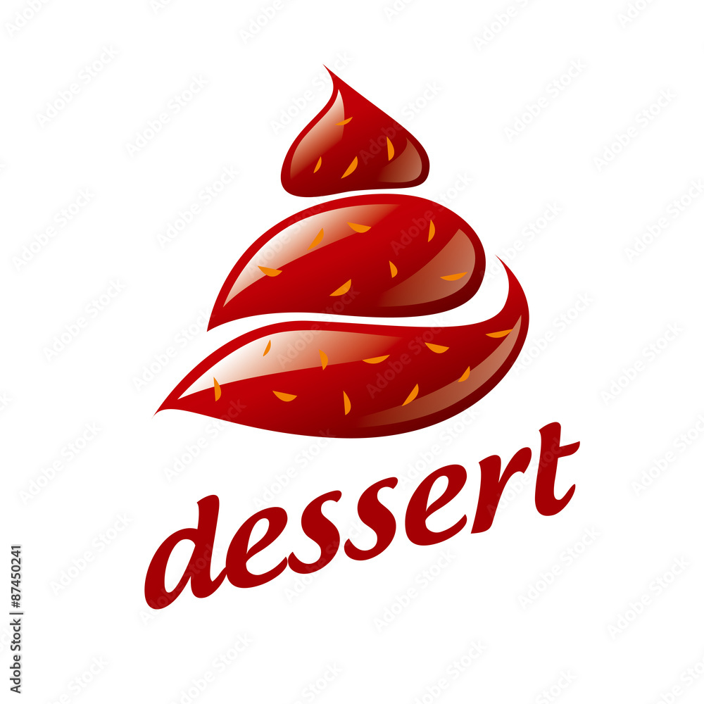vector logo chocolate ice cream Stock Vector | Adobe Stock