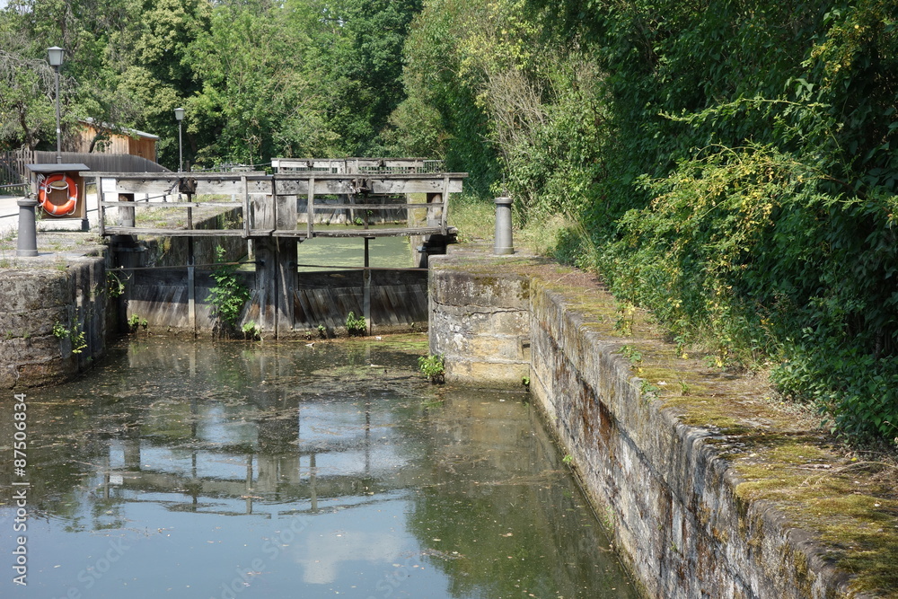 Historische Schleuse Stock Photo | Adobe Stock