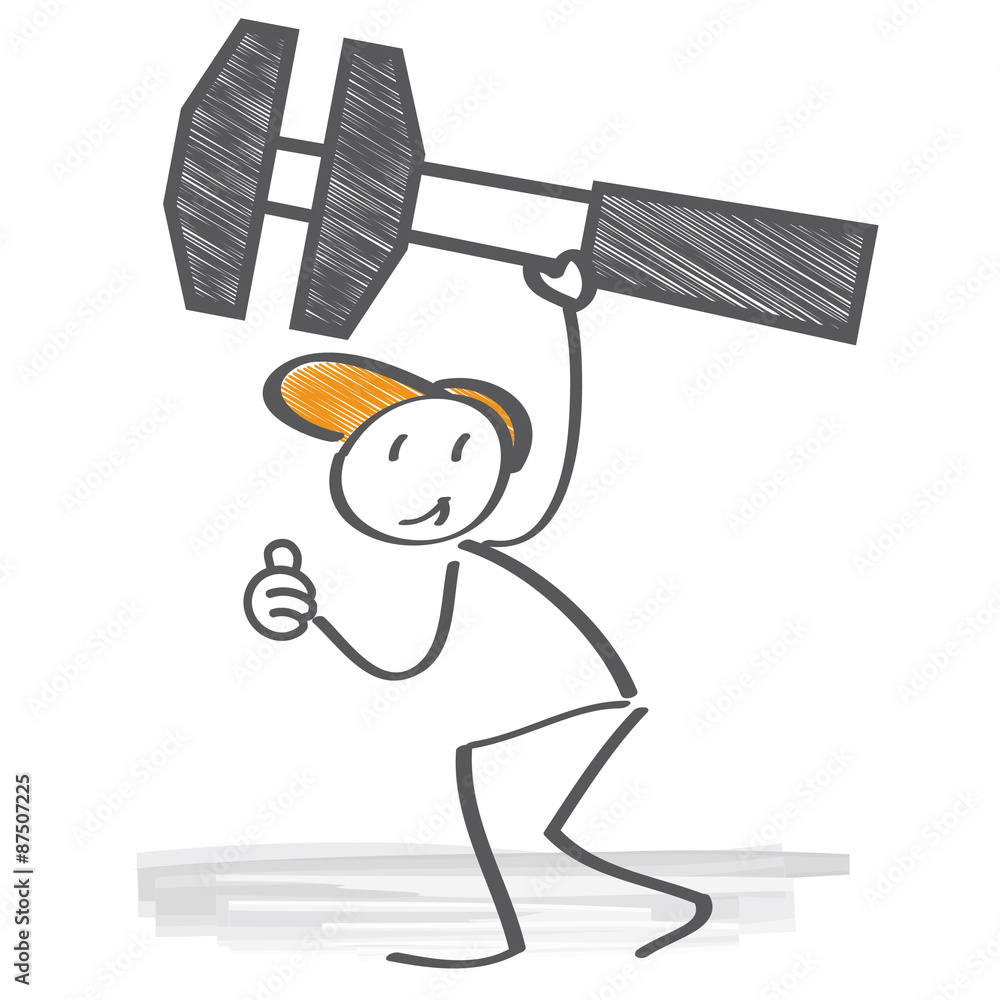 Werkstatt Servicemännchen vector de Stock | Adobe Stock