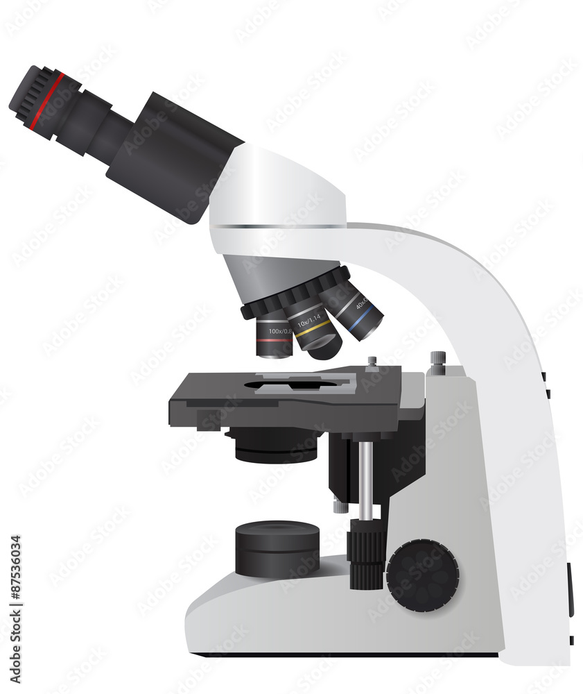 microscope Stock Vector | Adobe Stock