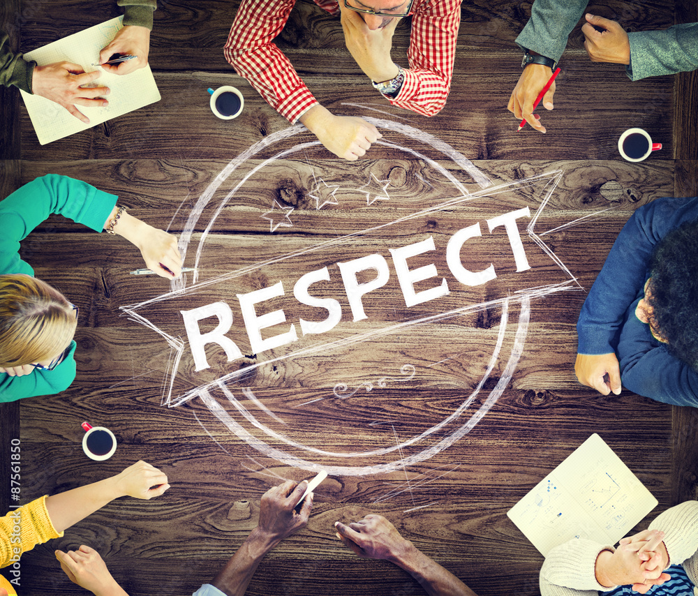 Respect Honesty Honorable Regard Integrity Concept Stock Photo | Adobe ...