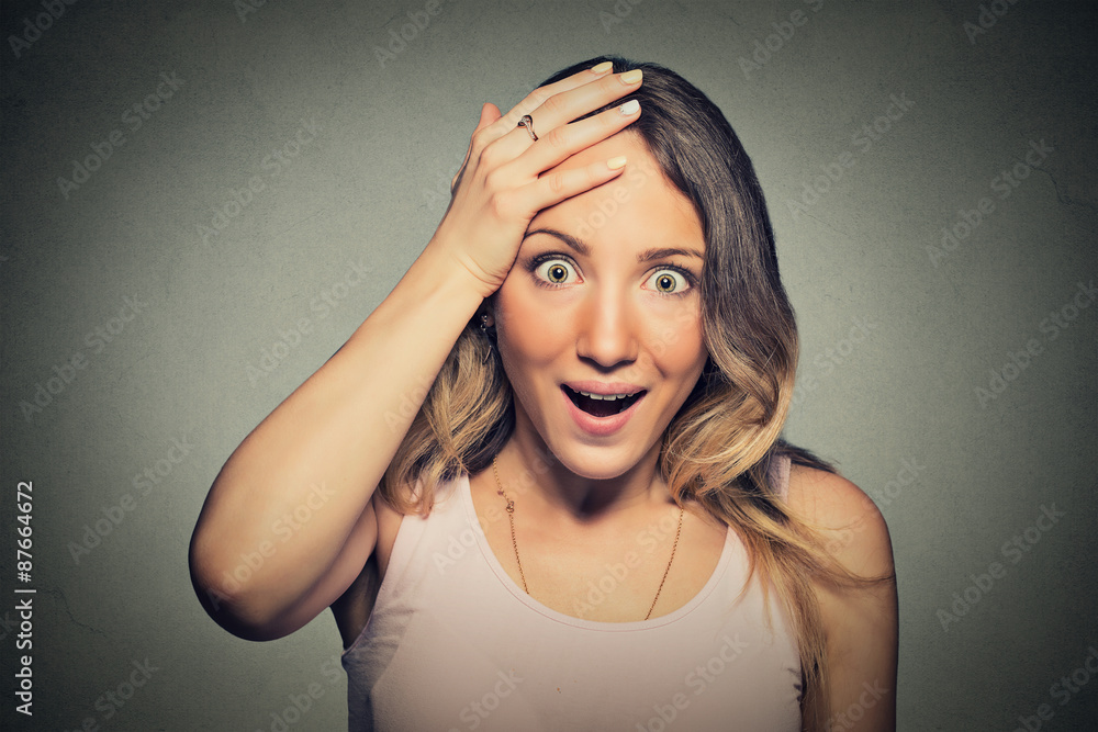 Surprise astonished woman in full disbelief wide open mouth Stock Photo ... Surprise astonished woman in full disbelief wide open mouth Stock Photo ...