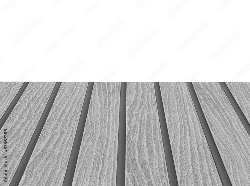 Outdoor white wooden floor texture and background Stock Photo | Adobe Stock