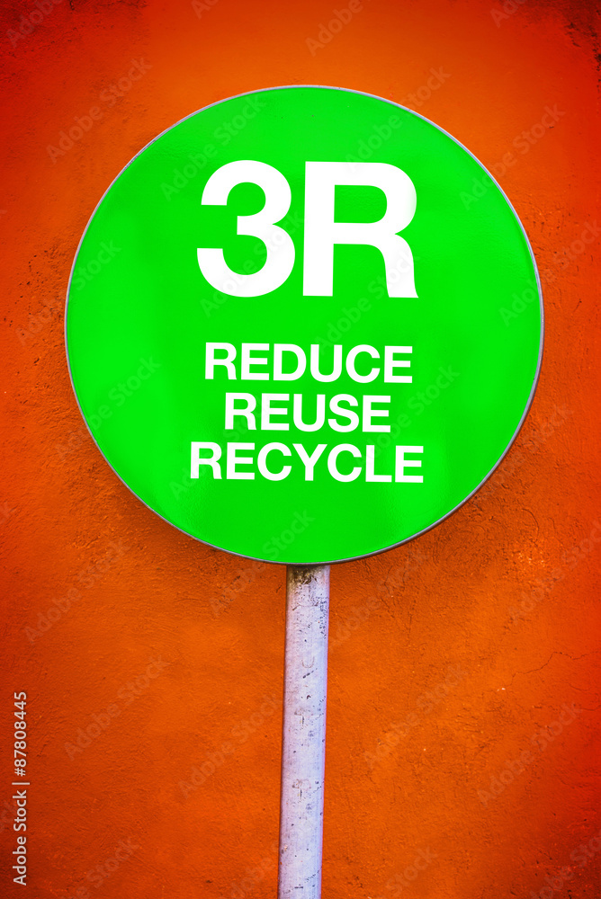 3R Concept - Reduce, Reuse, Recycle Stock Photo | Adobe Stock