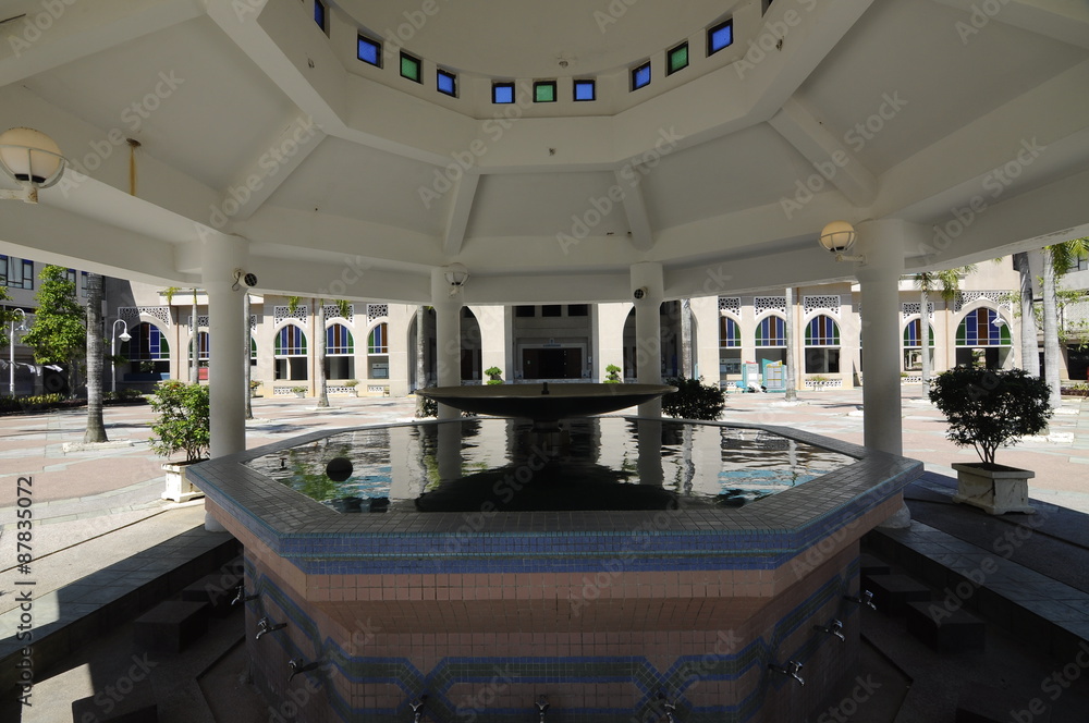 Ablution of Sultan Haji Ahmad Shah Mosque a.k.a UIA Mosque in Gombak ...