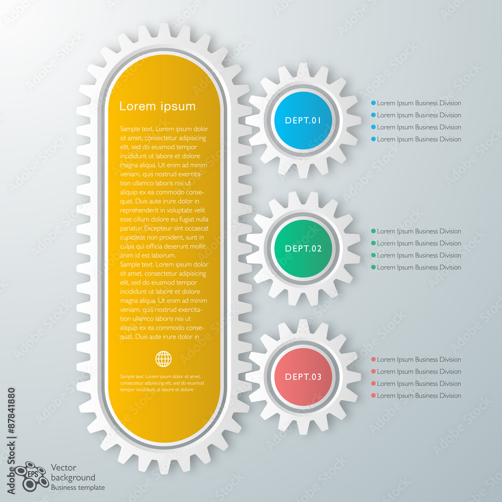 Infographics Vector Background #Organization Chart Stock Vector | Adobe ...