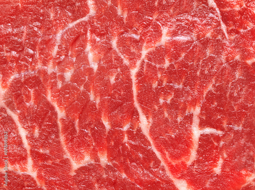 Background texture of raw marbled meat Stock Photo | Adobe Stock