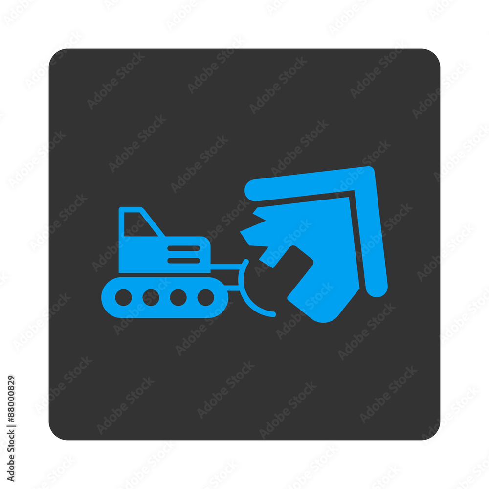 Demolition icon Stock Vector | Adobe Stock