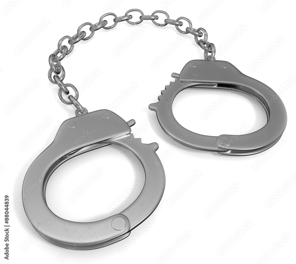 Handschellen Stock-Illustration | Adobe Stock