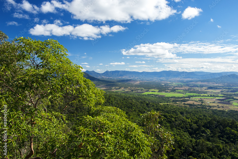 Mount French lookout overlooking Boonah and the Scenic Rim in ...
