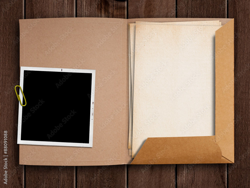 Old folder. Stock Photo | Adobe Stock