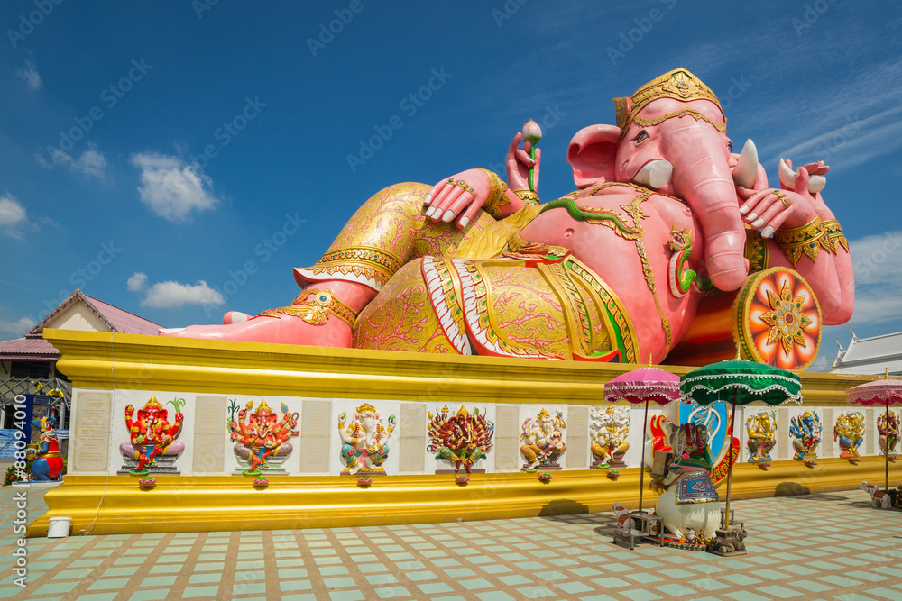 Ganesha statue in Thai temple Thailand Stock Photo | Adobe Stock